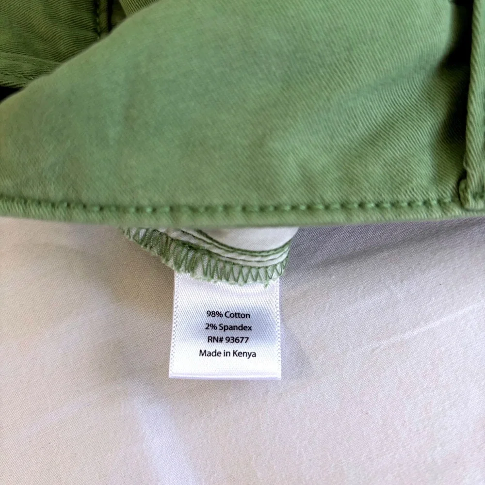 St. John's Bay | Pants & Jumpsuits | Green 2 Hi Rise Cotton Stretch St ...